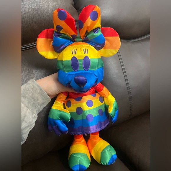 Disney | Toys | Minnie Mouse Rainbow Stuff Animal Disney Parks Rainbow ...